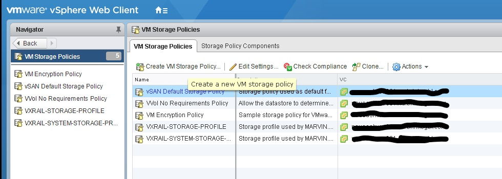 Create a new vSAN Storage Policy in vSphere 6.5 - Digital Thought ...