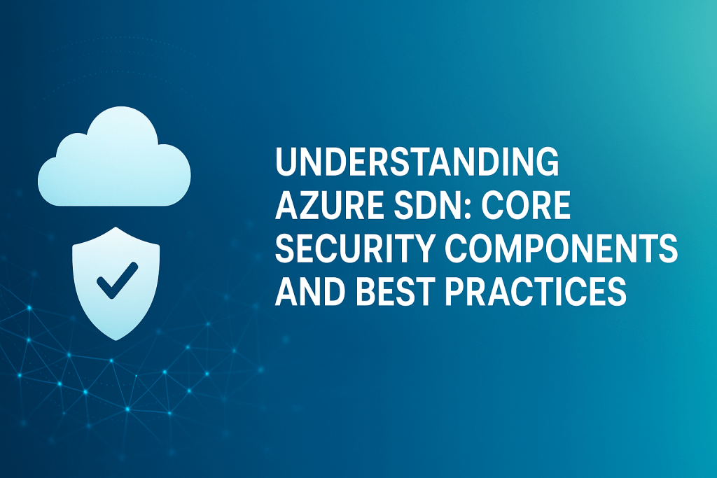 Understanding Azure SDN: Core Security Components and Best Practices ...